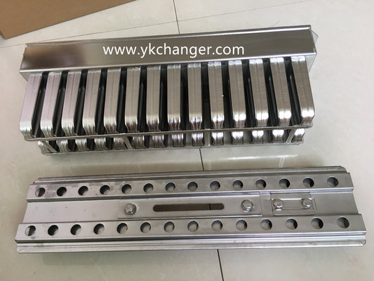 Steel ice cream freeze mold 2x14 28pieces each time 63ml brida ataforma type with plain stick holder high quality supplier