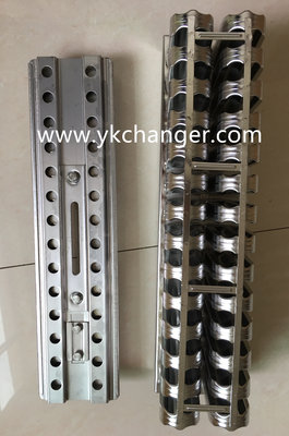 Ice pop molds stainless steel popsicle mold tray 2x14 63ml brida ataforma type with plain stick holder high quality supplier
