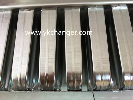 Metal ice cream maker mold 2x14 28pieces each time 63ml brida ataforma type with plain stick holder high quality supplier