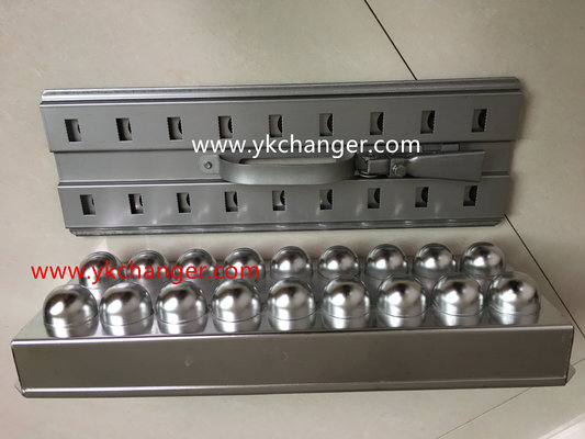 Ice cream shape mold customized stainless steel 2x9 18mold 23ML bombom ataforma type with stick holder high quality supplier