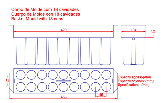Ice lolly candy molds Ice cream candy moulds 2x9 18cavities volume as per buyer requests with stick extractor supplier
