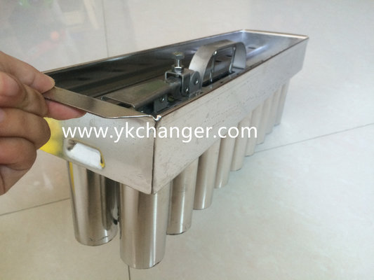 Ice lolly candy molds Ice cream candy moulds 2x9 18cavities volume as per buyer requests with stick extractor supplier
