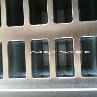 Stainless ice cream freeze mold 2x13 26mold 123ml with plain stick extractor 85USD per set hot sale supplier