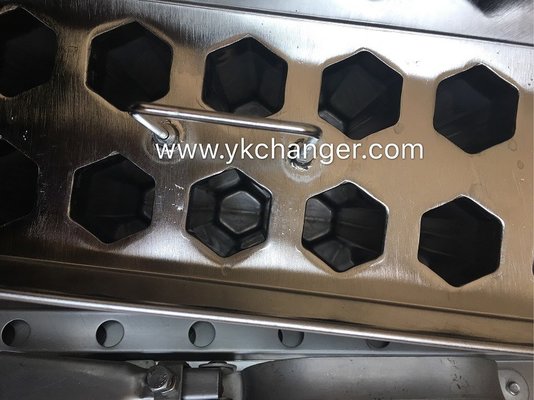 Ice popsicle moulds ice cream moulds stainless steel 2x9 18cavities 82ml hexgonal with stick holder plasma robot welding supplier