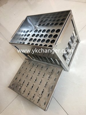 Stainless steel ice lolly moulds popsicle ice cream molds basket type with stick holder 88ml 40peices each time supplier