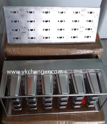Ice cream molds stainless steel italian type 4X6 commercial use high quality including stick extractor supplier