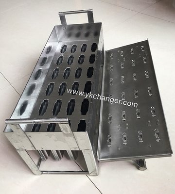 Basket ice cream molds set stainless steel italian type 4X6 commercial use high quality including stick extractor supplier