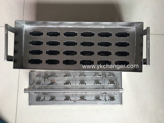 Frozen ice cream popsicle molds stainless steel italian type 4X6 commercial use high quality including stick extractor supplier