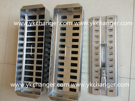 Stainless steel ice cream mexican paletas forma molds 123ml with 35ml filling with helix stick holder stick aligner supplier