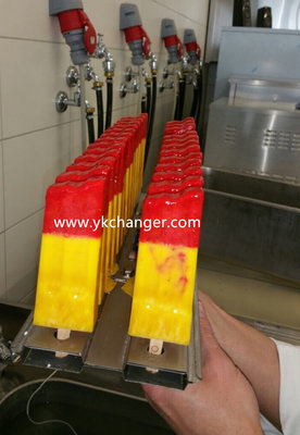 Customized popsicle molds ice cream molds stainless steel 2x13 26cavities 94ml including stick extractor commercial use supplier