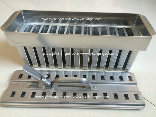 Ataforma type ice cream moulds commercial use high quality 2X13 86ml 123ml paletas with plain helix stick holder aligner supplier