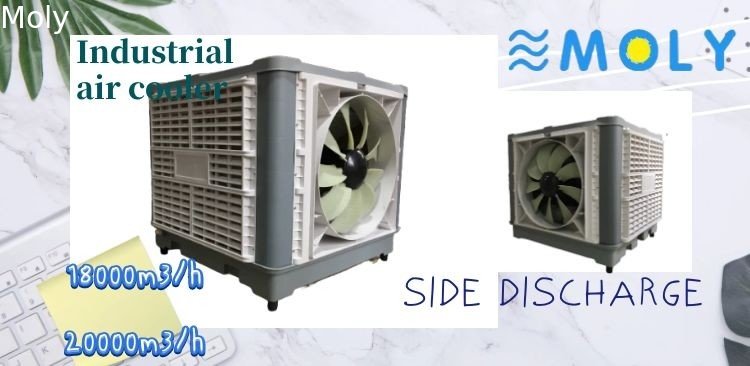 Moly 18000 m3/h 1.1kw  400V  240V industrial evaporative air coolers water fan