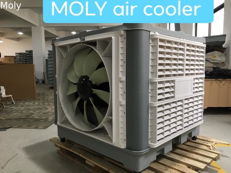 Moly industrial air cooler plastic air cooler floor standing air cooler big airflow air cooler