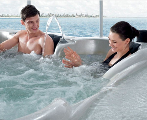Monalisa M-3304 large long rectangular outdoor hot tub massage 5 person whirlpool SPA European style jet massage