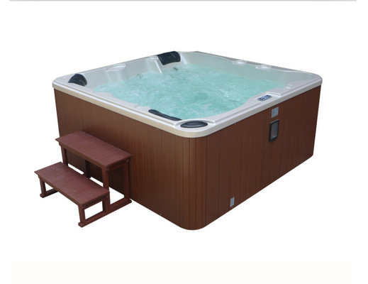 Monalisa M-3315 square romantic SPA hot tub for 5 adults elegant outdoor whirlpool massage bathtub easy use bath tub