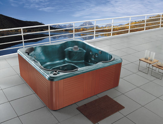 Monalisa M-3317 outdoor square hot tub massage bathtub for six adults whirlpool tub Western style famous hot tub