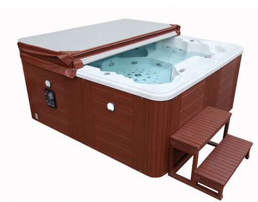 Monalisa M-3317 outdoor square hot tub massage bathtub for six adults whirlpool tub Western style famous hot tub