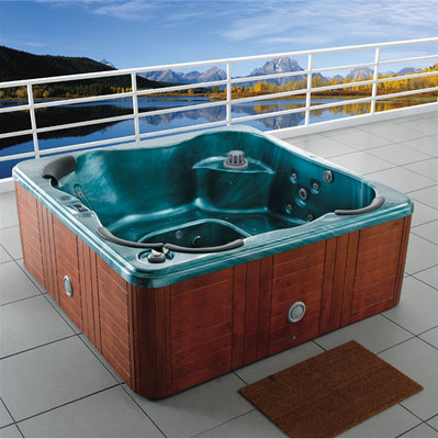 Monalisa M-3317 outdoor square hot tub massage bathtub for six adults whirlpool tub Western style famous hot tub