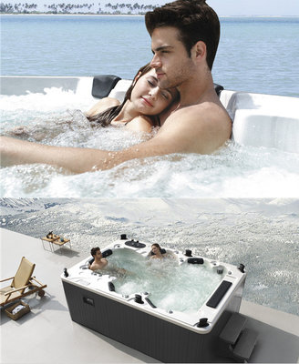 Monalisa M-3341 outdoor European hot tub massage bathtub for adults American whirlpool tub SPA tub square Japanese style