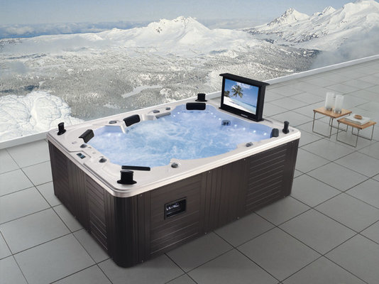 Monalisa M-3342 hydrotherapy whirlpool massage SPA bathtub for 6 persons hydro swimming pool massage tub