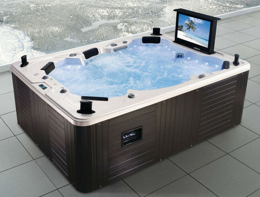Monalisa M-3342 hydrotherapy whirlpool massage SPA bathtub for 6 persons hydro swimming pool massage tub