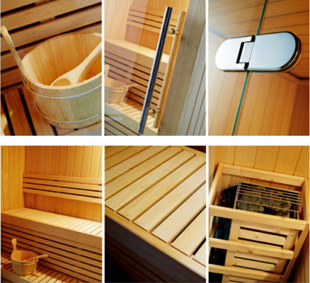 Monalisa M-6043 dry sauna room European style sauna enclosure for adults sauna house Western style family sauna room