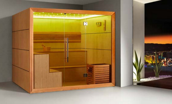 Monalisa M-6052 sauna room Canadian red cedar sauna enclosure dry steam sauna house household African white wood Ayous