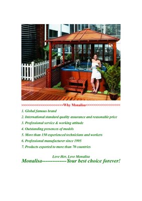 Monalisa M-3368 SPA hot tub outdoor whirlpool hot tub SPA bathtub Western style SPA tub hotel villa resort SPA