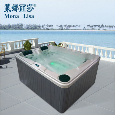 Monalisa M-3371 whirlpool hot tub outdoor massage hydro massage bathtub hydromassage bathtub for 2 people