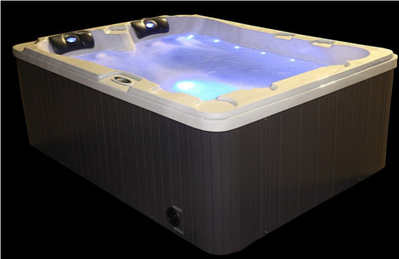 Monalisa M-3371A outdoor massage hot tub with LED hydro massage bathtub wholesale manufacturer