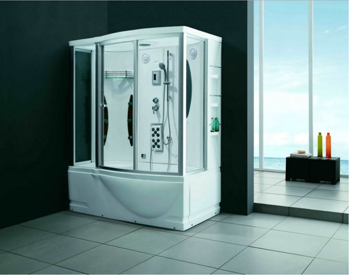 Monalisa M-8250 steam sauna room with tub steam shower enclosure with saunas cabin with wet steam and shower cabin