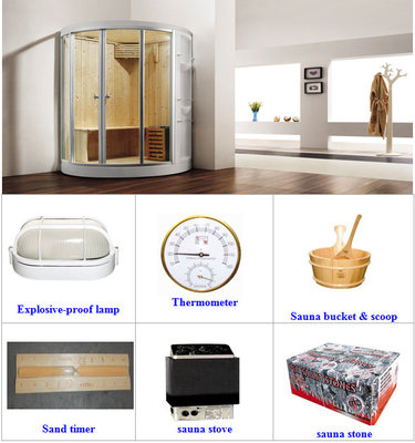 Monalisa M-8259 dry sauna room dry sauna enclosure Finnish wood sauna cabin