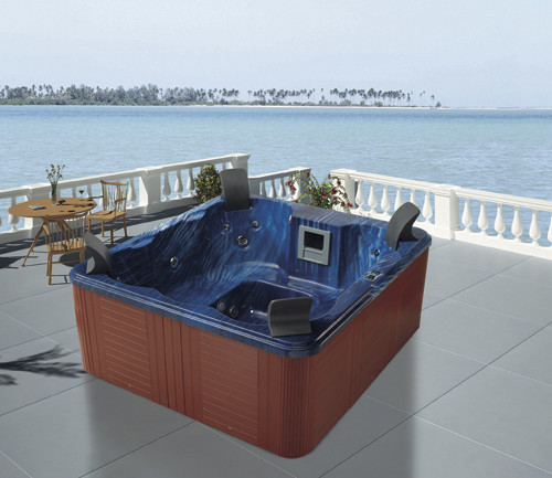 Monalisa M-3316 good price water massage hot tub air bubble massage bathtub rectangular European style hydromassage tub