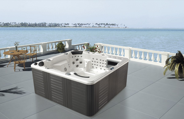 Monalisa M-3341 outdoor European hot tub massage bathtub for adults American whirlpool tub SPA tub square Japanese style