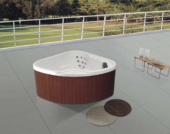 Monalisa M-3344 outdoor SPA hot tub famous European style 2 persons SPA tub swim pool massage bathtub triangle massage