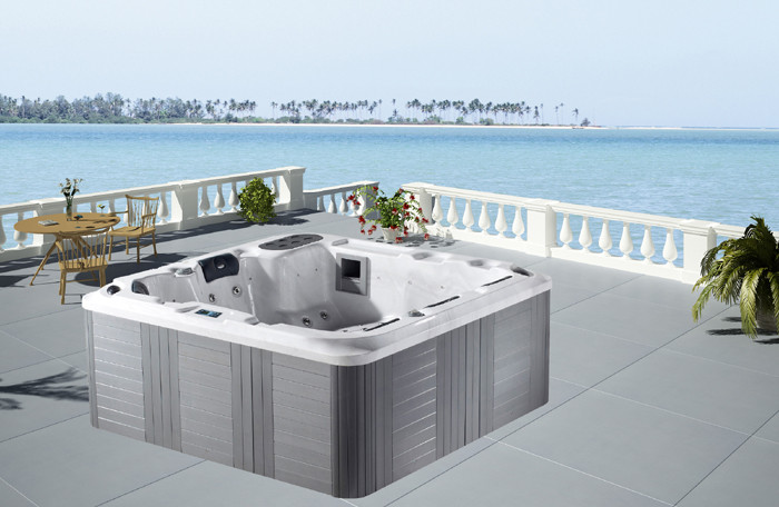 Monalisa M-3357 square outdoor SPA hot tub whirlpool massage SPA tub French SPA Tub Finland SPA hot tub European style