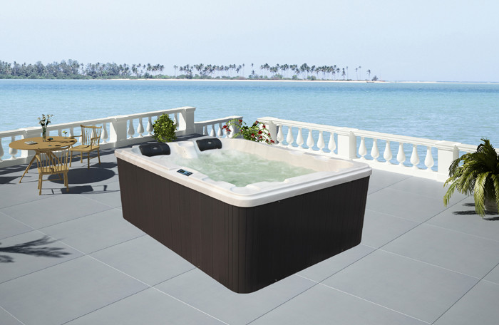 Monalisa M-3371 whirlpool hot tub outdoor massage hydro massage bathtub hydromassage bathtub for 2 people