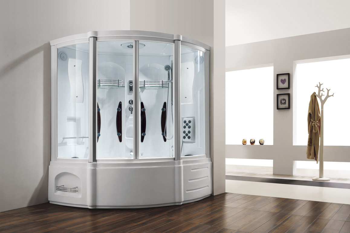 Monalisa M-8215 steam shower room with bathtub shower room with wet steam sauna shower cabin steam shower massage