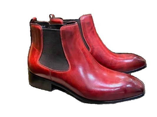 Men's And Women's Boots Martin Boots Tide Shoes All-Match Short Boots Leather Spring High-Top Set Feet Leather Shoes