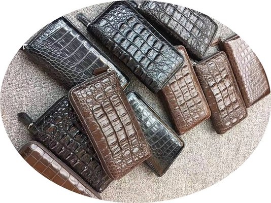 Thailand Crocodile Leather Wallet Men's Long Handbag Casual Business Clutch Bag