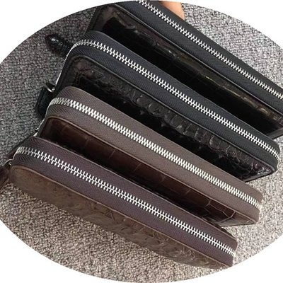 Thailand Crocodile Leather Wallet Men's Long Handbag Casual Business Clutch Bag
