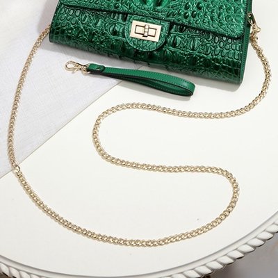 High-Quality Textured Crocodile Pattern Leather Clutch Women's New Ladies Banquet Handbag Shoulder Messenger Bag