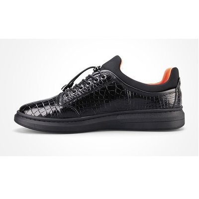 Crocodile Leather Shoes Men's Genuine Leather High-End Business Casual Men's Formal Wear Korean Casual Trend Breathable