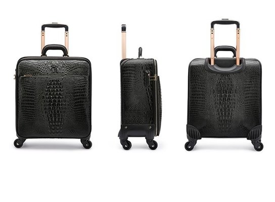 Leather Suitcase Business Leather Trolley Case Male Universal Wheel Female Suitcase Boarding Case