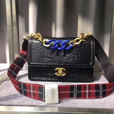 Thailand Imported Real Crocodile Leather Women's Bag Chain Bag Shoulder Bag Small Fragrance Messenger Bag