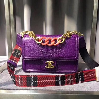 Thailand Imported Real Crocodile Leather Women's Bag Chain Bag Shoulder Bag Small Fragrance Messenger Bag