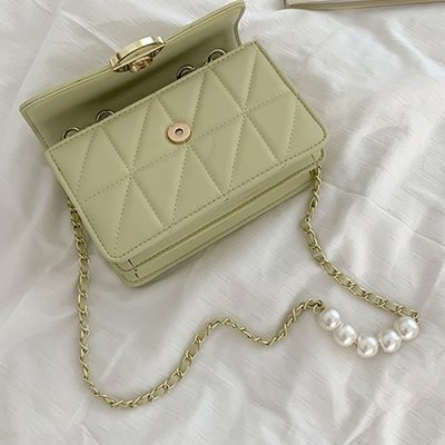 Crossbody bag female summer 2022 new trendy fashion rhombus chain bag shoulder small square bag