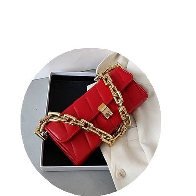Ladies small bag 2022 new trendy fashion chain shoulder bag all-match ins French armpit baguette