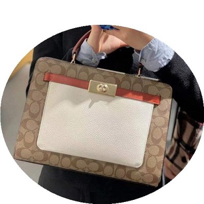 New Mini Flat Commuter Bag Cowhide Diana Bag Trendy Messenger Shoulder Hand-Held