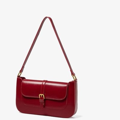 Red Bag Women's New Underarm Bag Shoulder Messenger Handbag